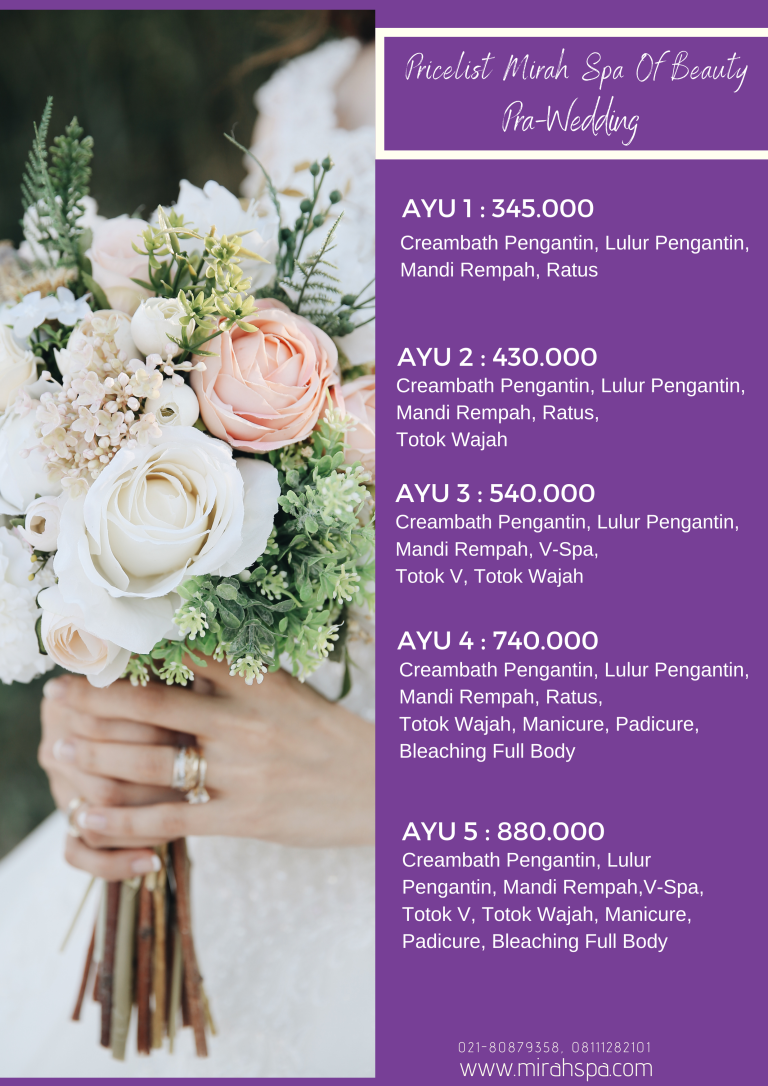Spa Pra-wedding | Mirah Spa Of Beauty